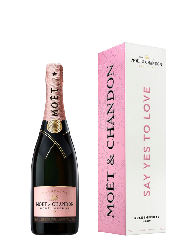 Moet & Chandon Rosé Impérial Say Yes to Love Giftbox 750ml – ALD Shop